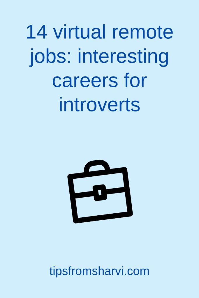 14 virtual remote jobs: interesting careers for introverts – Tips from ...